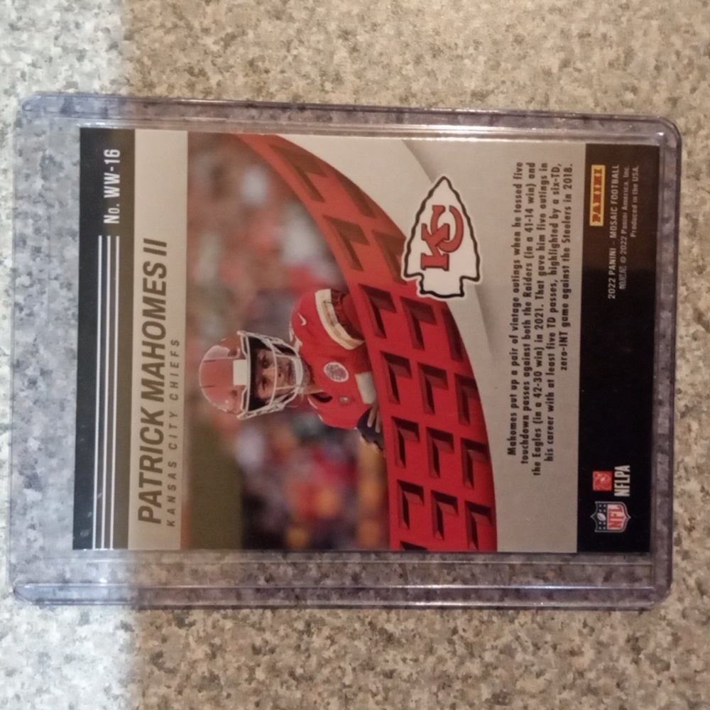 6 Card Patrick Mahomes Lot. - Gem